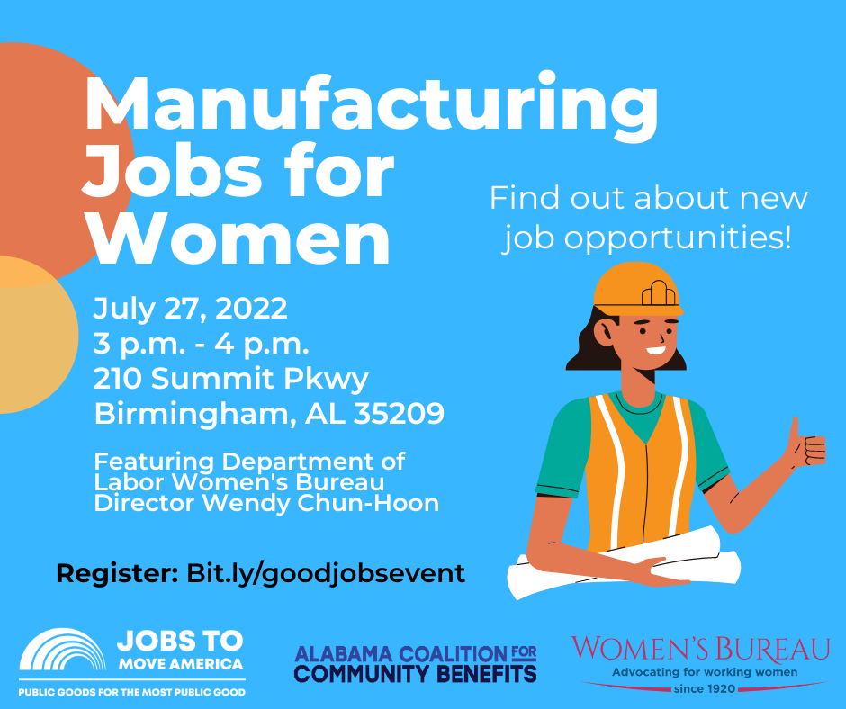 Manufacturing Jobs for Women event – Jobs to Move America