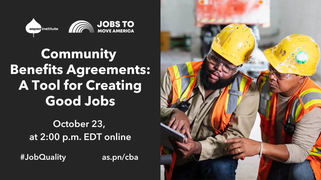JMA Co-Hosts Community Benefits Agreements Webinar With The Aspen ...
